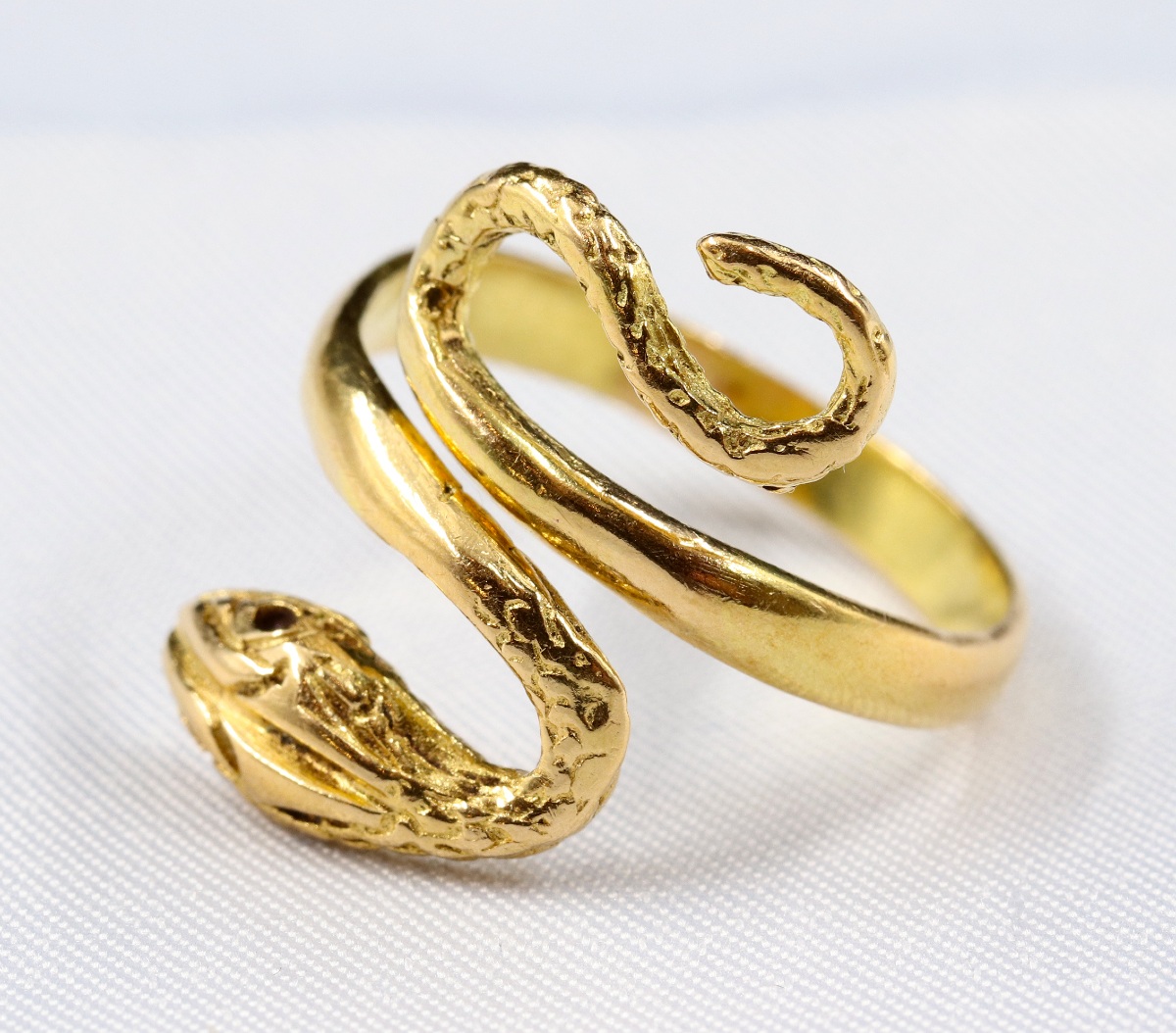 Bague serpent or - Antikhor